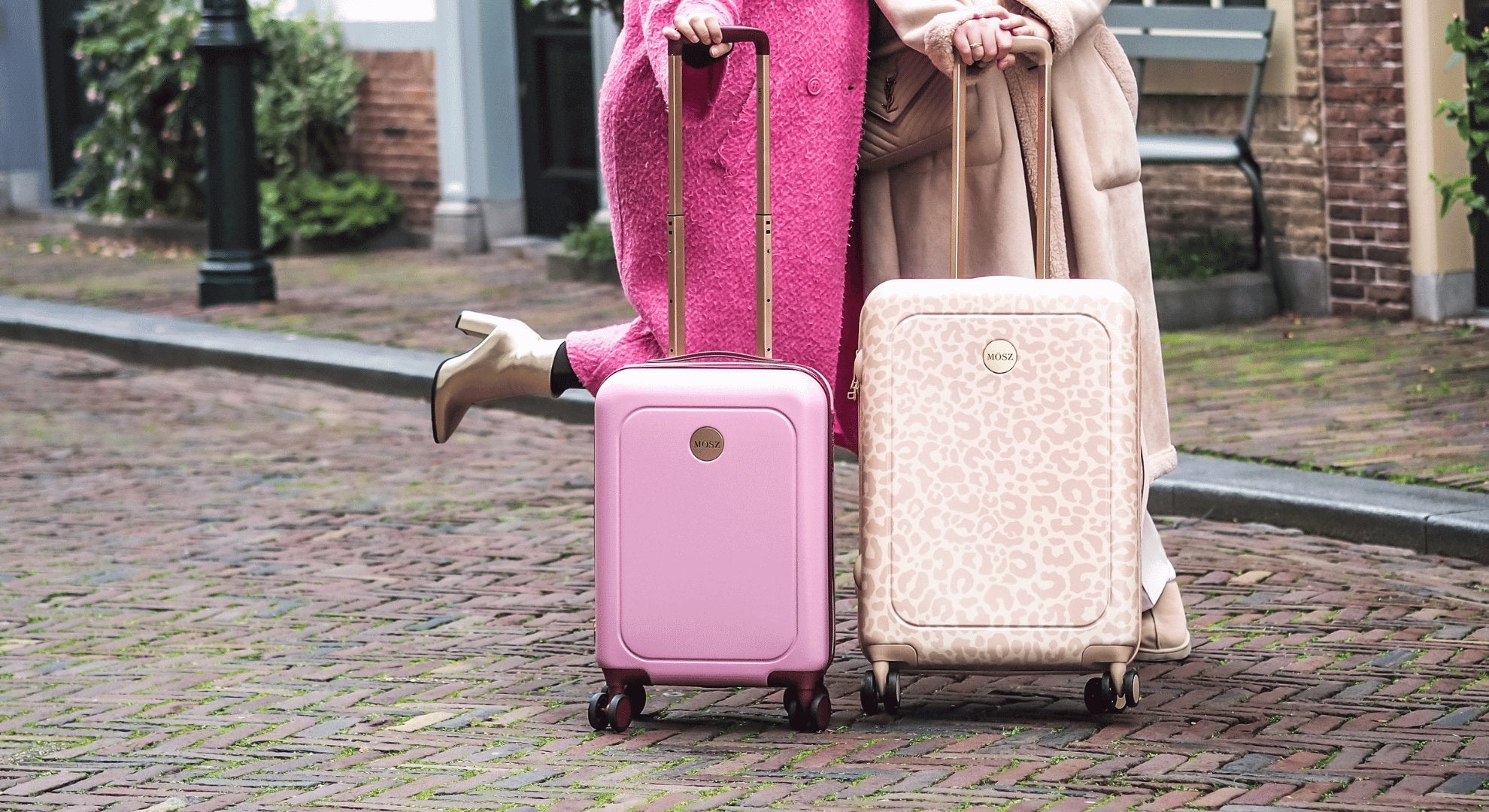 Roze koffers kopen? Snelle levering - Achteraf betalen - MŌSZ