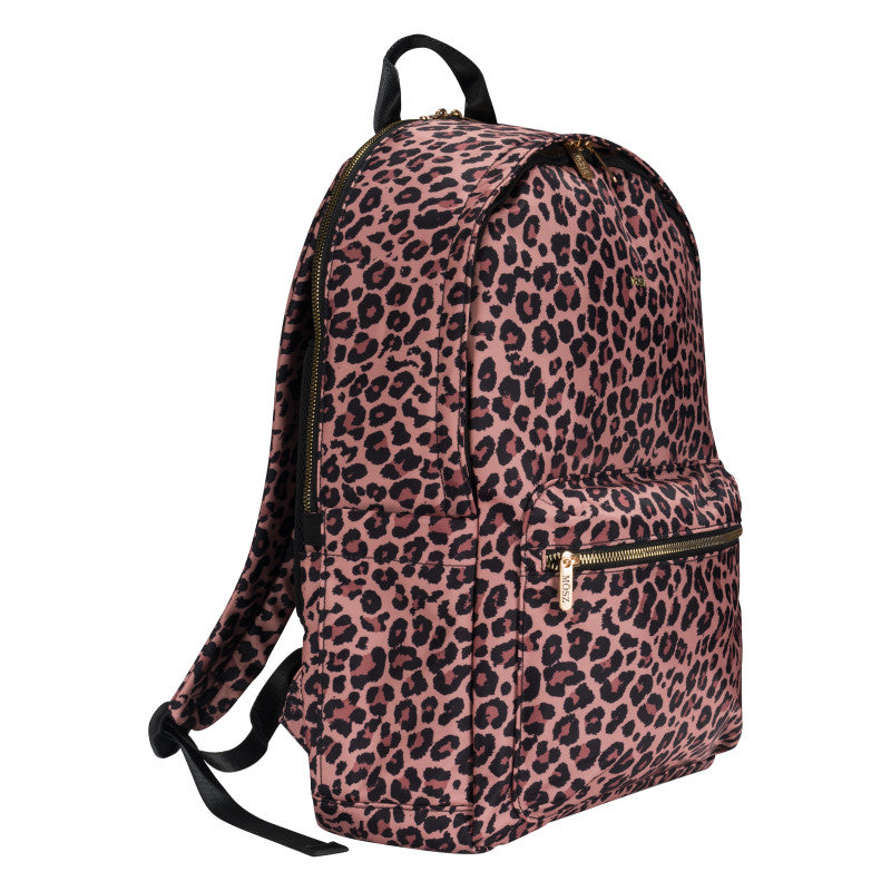 Laptoprugzak dames nylon 15.6 inch - panterprint - MŌSZ Maren