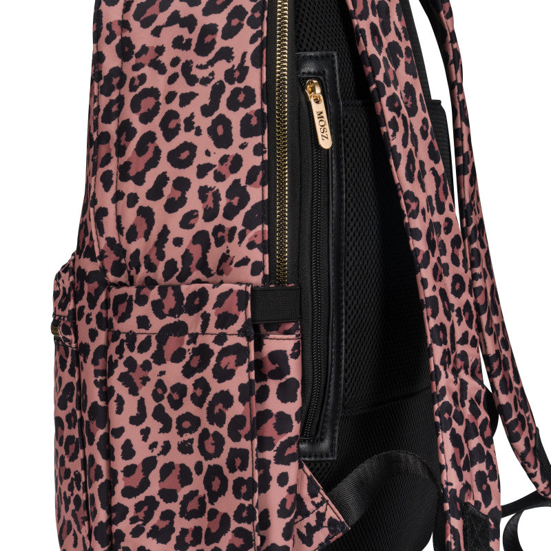 Laptoprugzak dames nylon 15.6 inch - panterprint - MŌSZ Maren