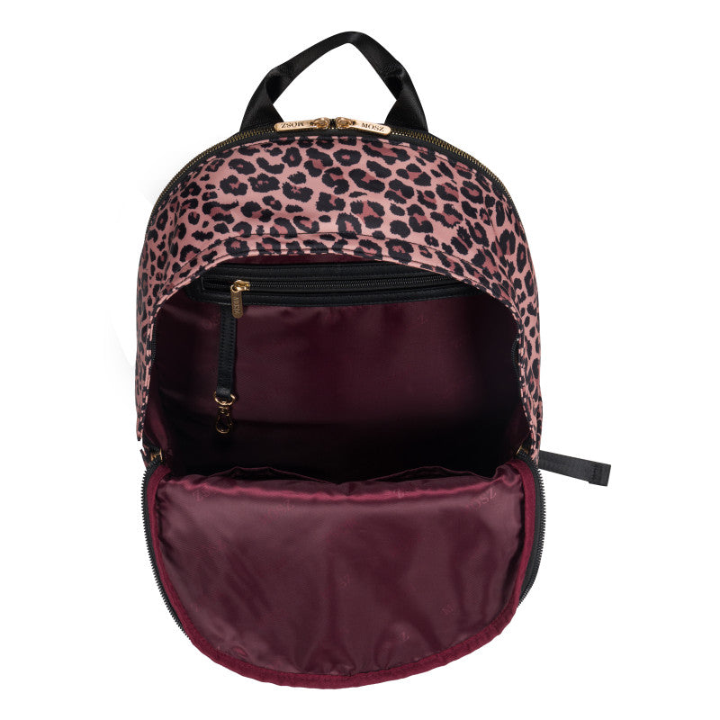 Laptoprugzak dames nylon 15.6 inch - panterprint - MŌSZ Maren